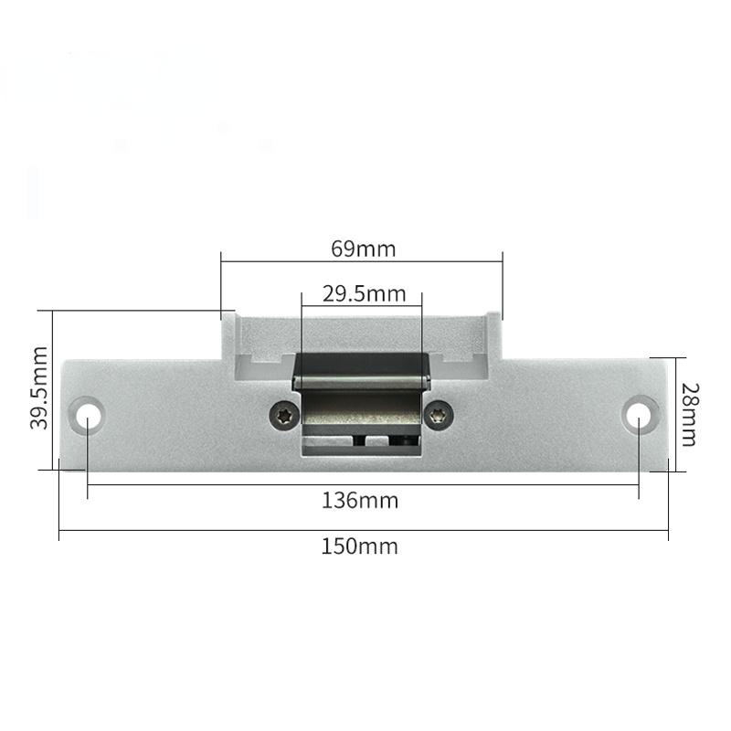 Buy New DC12V Electric Strike Lock NO NC Narrow Fail Secure Fail Safe ...