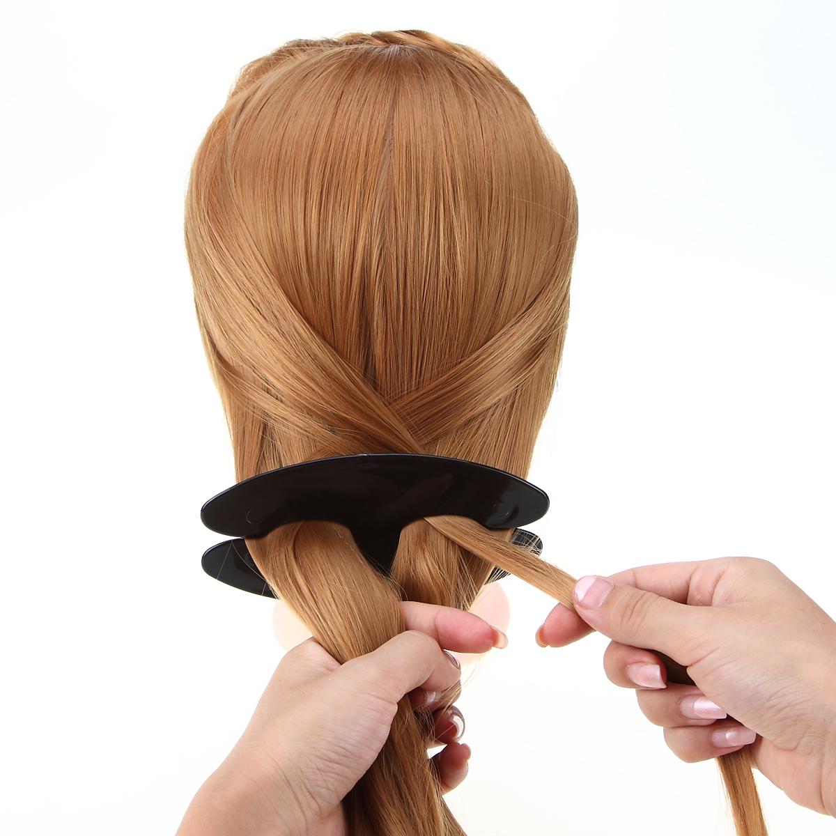 Oval Shaped French Styling Braider Elastic Partition Braiding Magic ...