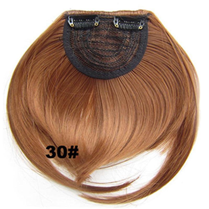 Buy Lady 1PC Hair Extension Clip Natural Hair Bangs Fringe In Front ...