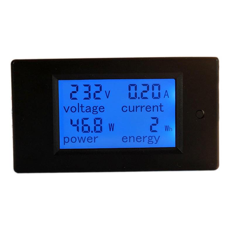 Buy Digital AC Voltage Meters Indicator Power Energy Voltmeter Ammeter ...