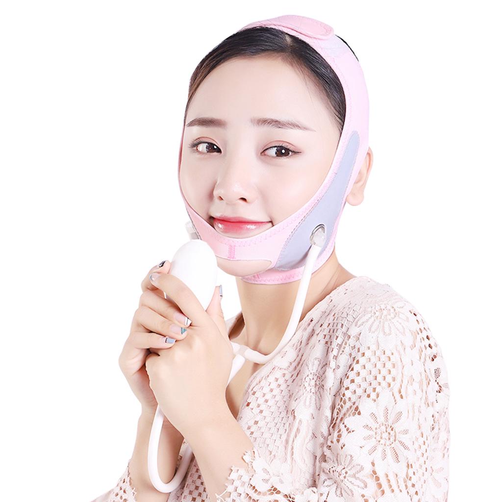 Buy Inflatable Face Slimmer Mask Up Lift Belt Cheek V Line Shape Strap ...