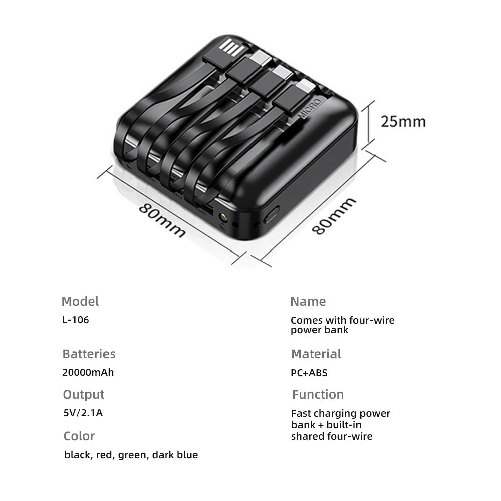 Buy 10000mAh Power Bank Case Fast Charging Battery Storage Boxes ...