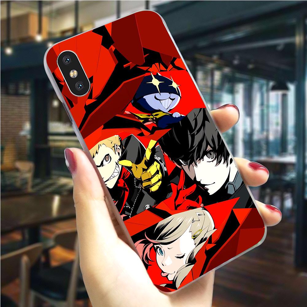 Buy Persona 5 P5 Game Phone Cover for iPhone 11 Pro Max Case Xs Max X 6 ...