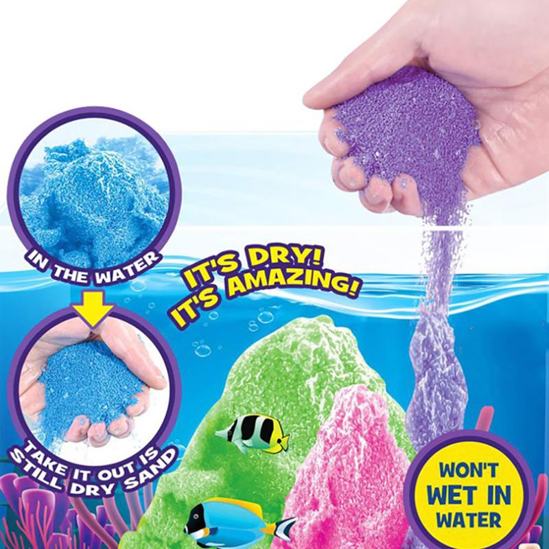 Buy 100G/Bag Kid Diy Magic Sand Toys Children Funny Molding Non Wet ...