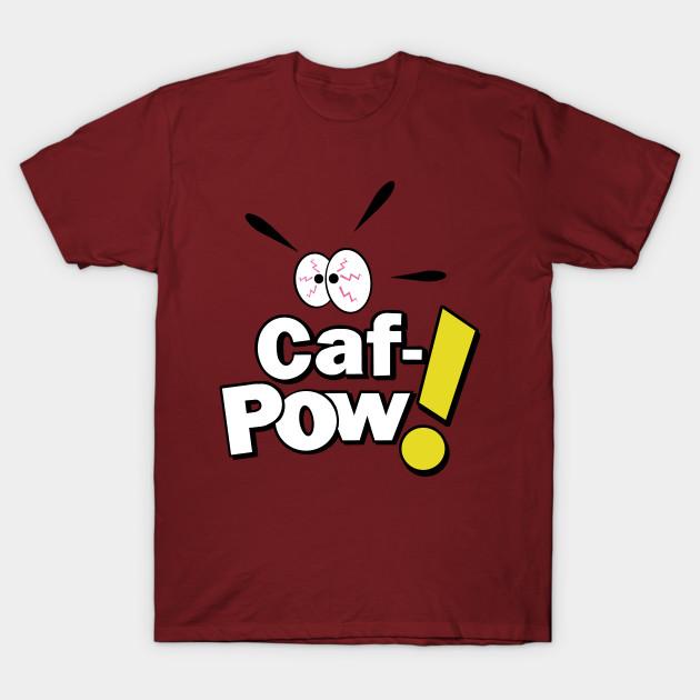 Buy Men Premium Cotton Harajuku T Shirt Caf Pow Logo Print Men's Tee ...