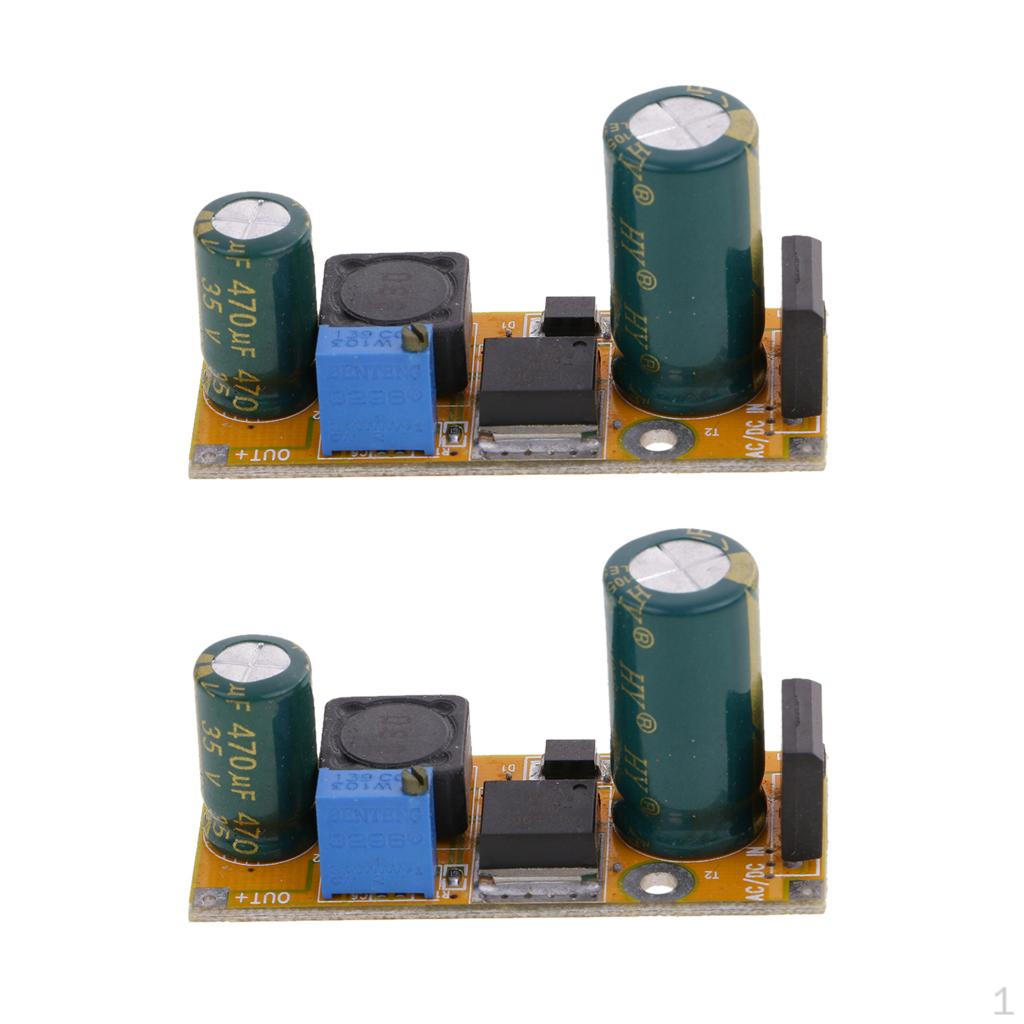 2Pcs AC 24V to DC 12V Adjustable Power Converter Module uygun fiyatlı ...