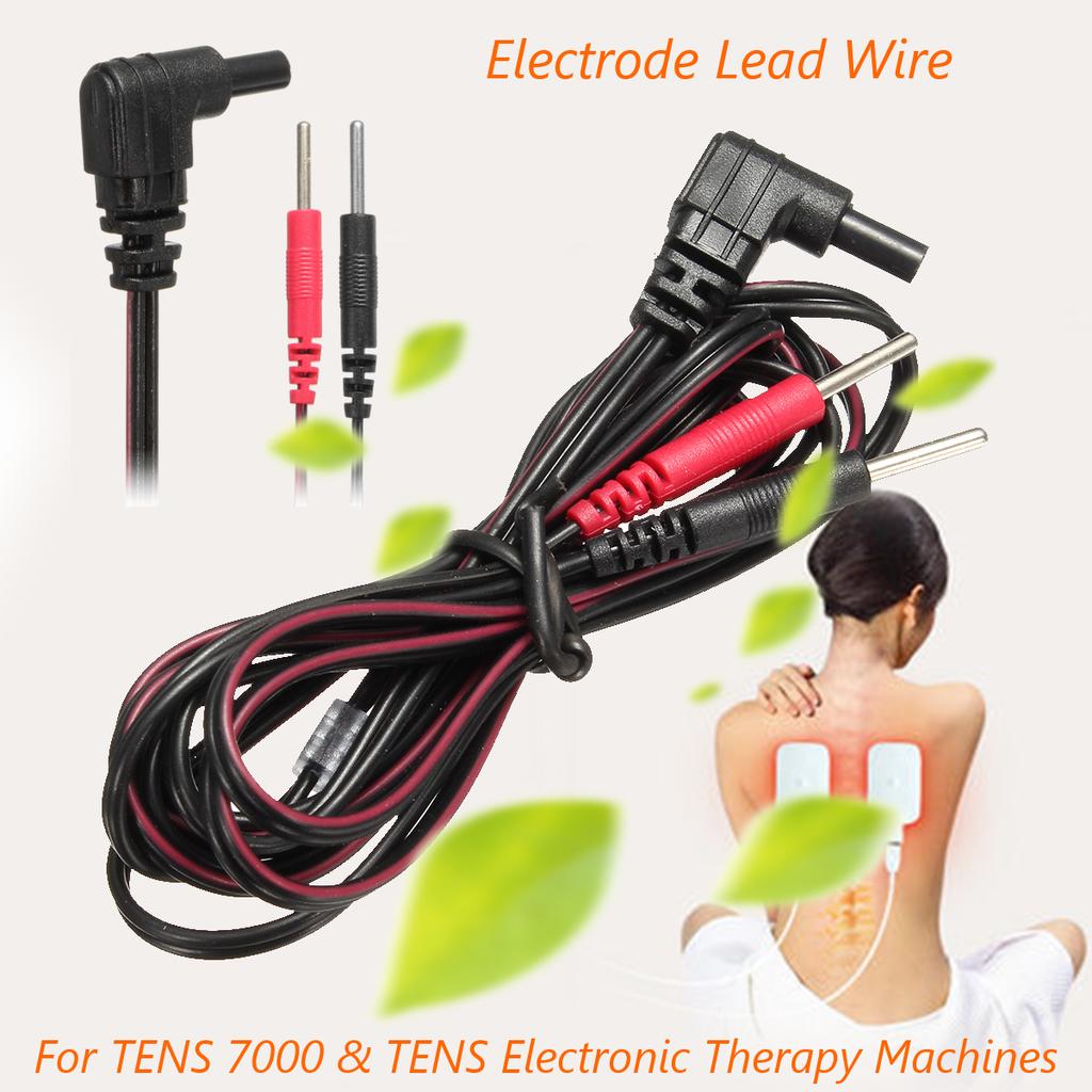 Replacement Electrode Lead Wires Standard Pin Connection Cables 2mm for ...