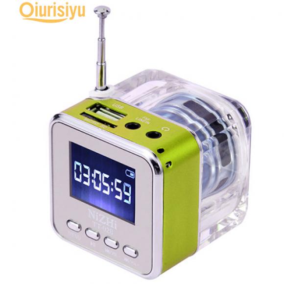 Buy Mini Speaker USB HiFi Music MP3/4 Player Micro SD TF USB Disk FM ...