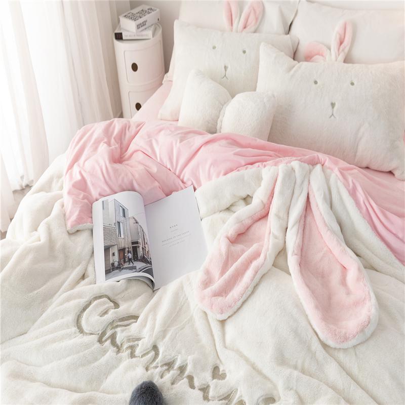 4pcs Cotton Luxury Bedding Set Soft Queen/king Size Bed Sheet Soft ...