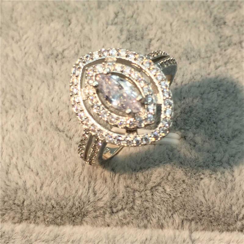 Buy Commitment Jewelry Party Ring Luxurious Engagement Wedding Woman ...