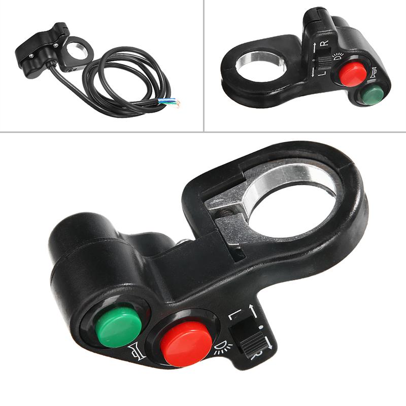 Motorcycle 3in1 Horn Turn Signal Light Switch For 7/8" Handlebar Dirt ...