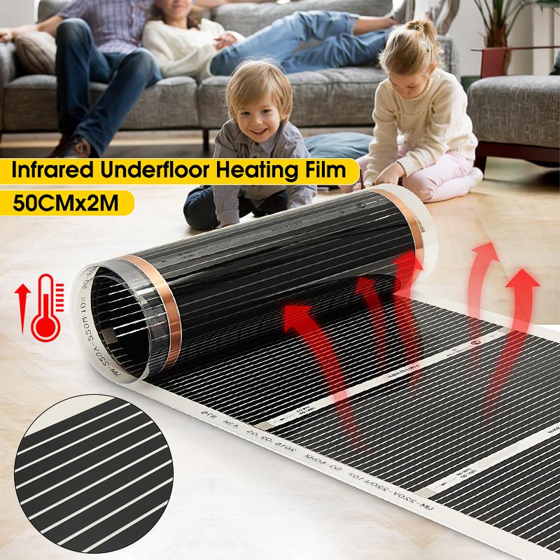 Buy 50CMX2M AC 240V Far Infrared Home Floor Heating Film Building ...