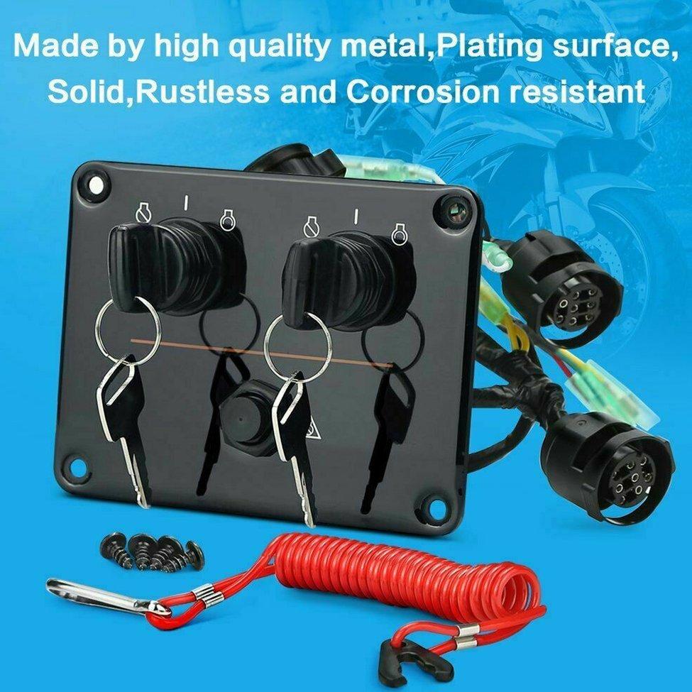 Buy Dual Control Key Panel For Yamaha Outboard Engine 6k1-82570-13-00 ...