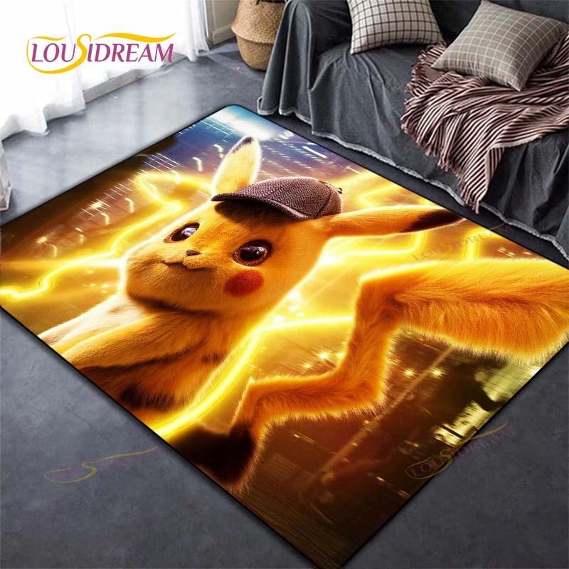 Buy Anime Pokemon Pikachu Rug for Kitchen Doormat Bedroom Carpets for ...