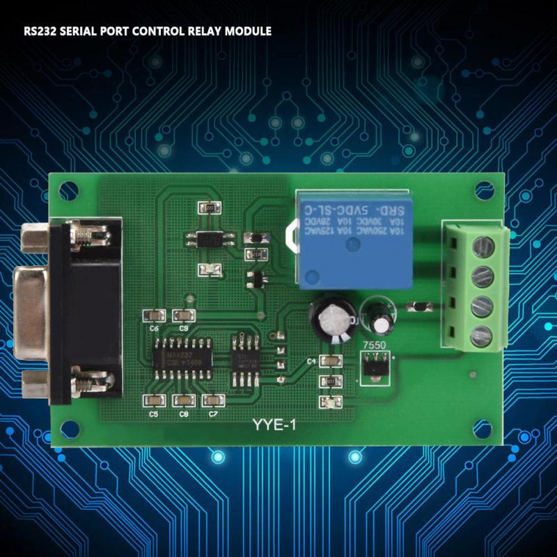 YYE-1 RS232 Serial Port Control Relay Module MCU USB Control Switch 5/12/24V-buy at a low prices ...