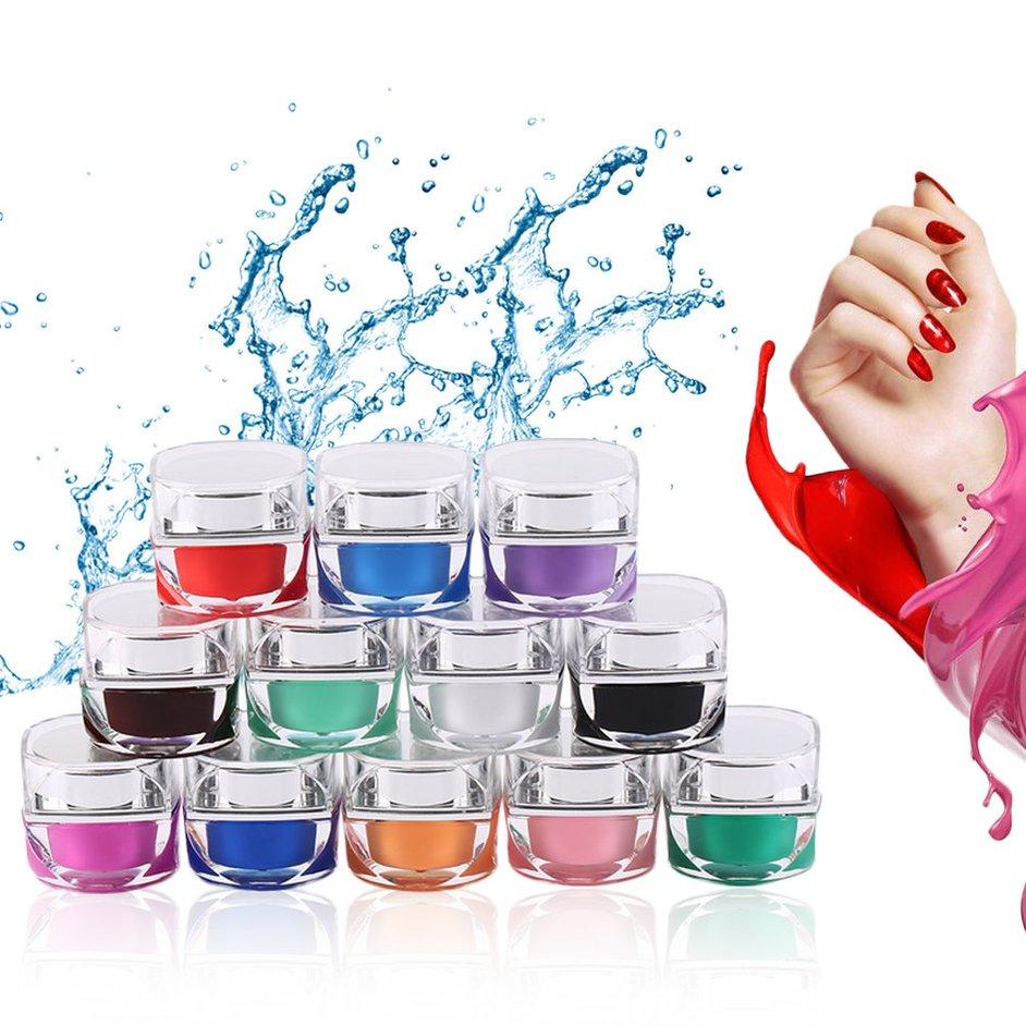 BeautyStyle Professional 12 Color UV Removable Nail Glue Gel Nail ...