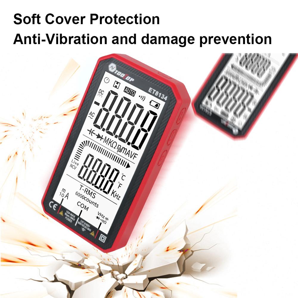 Buy Digital Smart Multimeter 6000 Counts True RMS Measure Tool 10A 600V ...