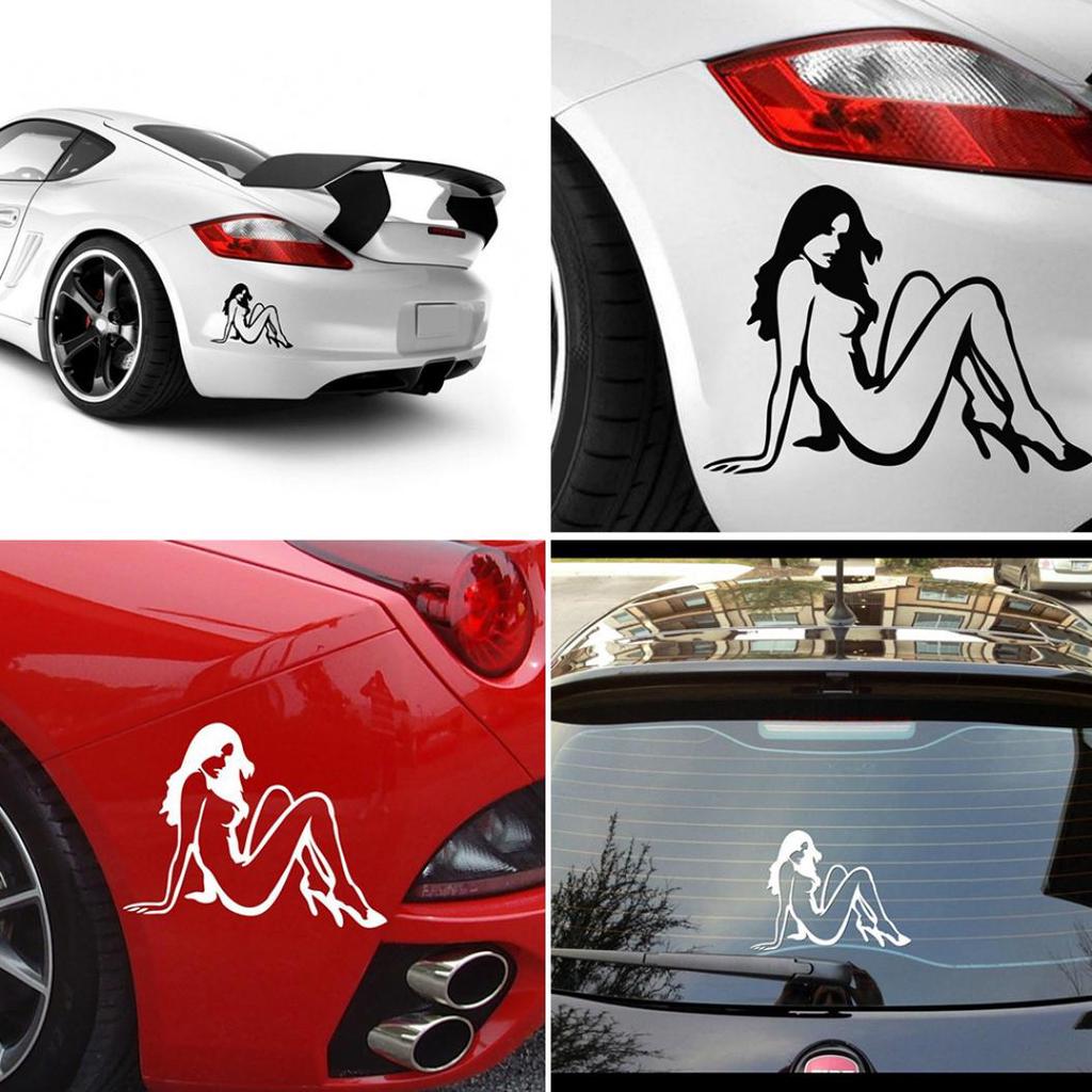 Drinking Sexy Attractive Girl Vinyl Decals Car Sticker 8 5 16cm T 00102