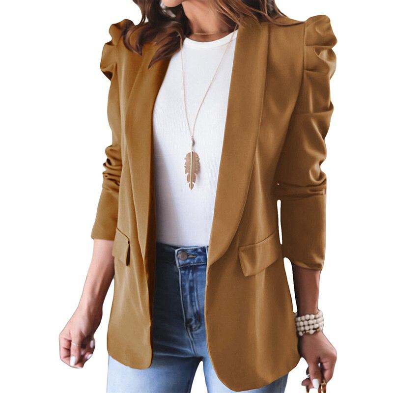Satın alın Blazers Women's Fashion Office Vintage Casual Temperament ...