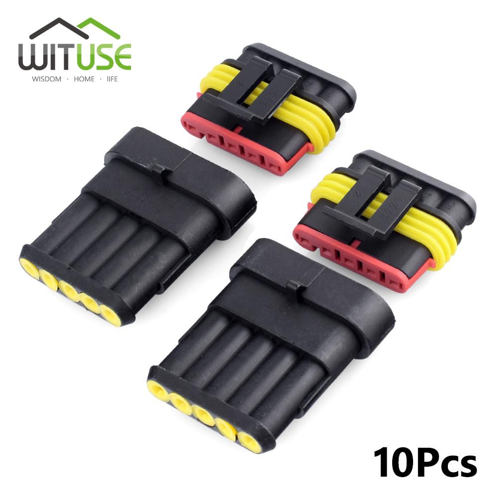 Cheap Electrical Black Wire Connector Plug Terminal Waterproof Cable ...