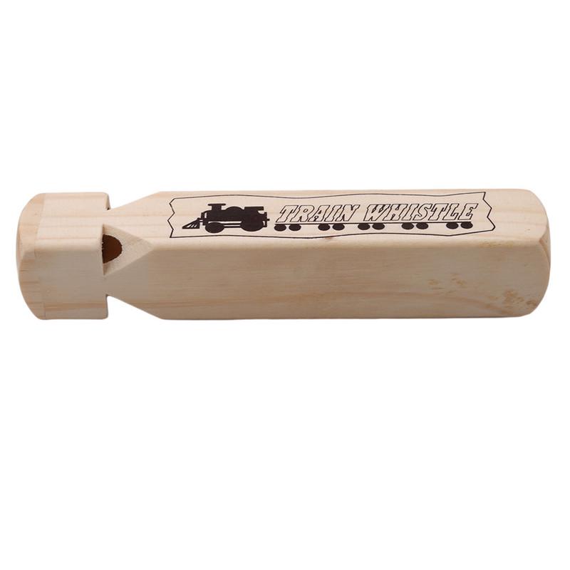 Buy 1pcs Square Whistle Wooden Educational Toy Train Sound Imitating ...