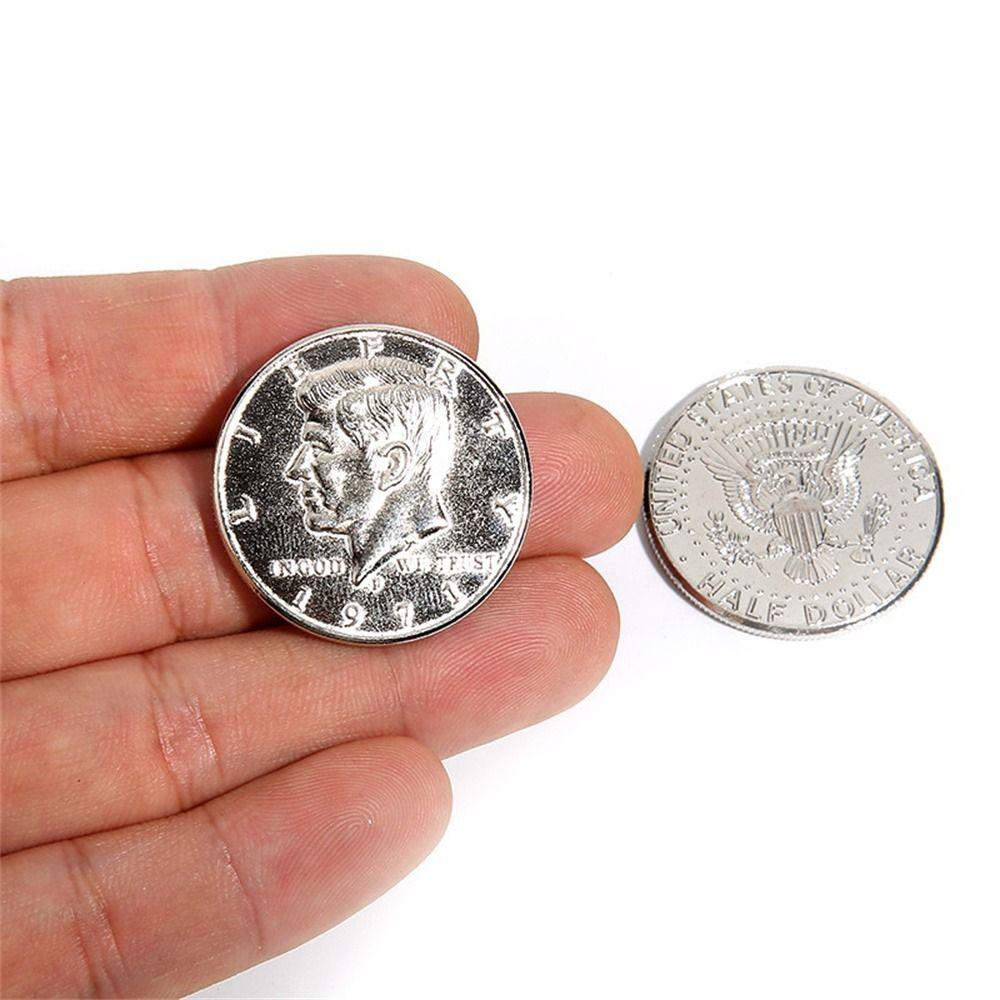 Cheap Gimmick Prop Coin Magic Tricks Illusion and Restored Folding Coin ...