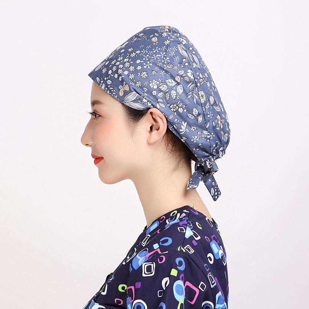 Buy 2PCS Adjustable Operating Cap Soft Breathable Nurse Cap for Store ...