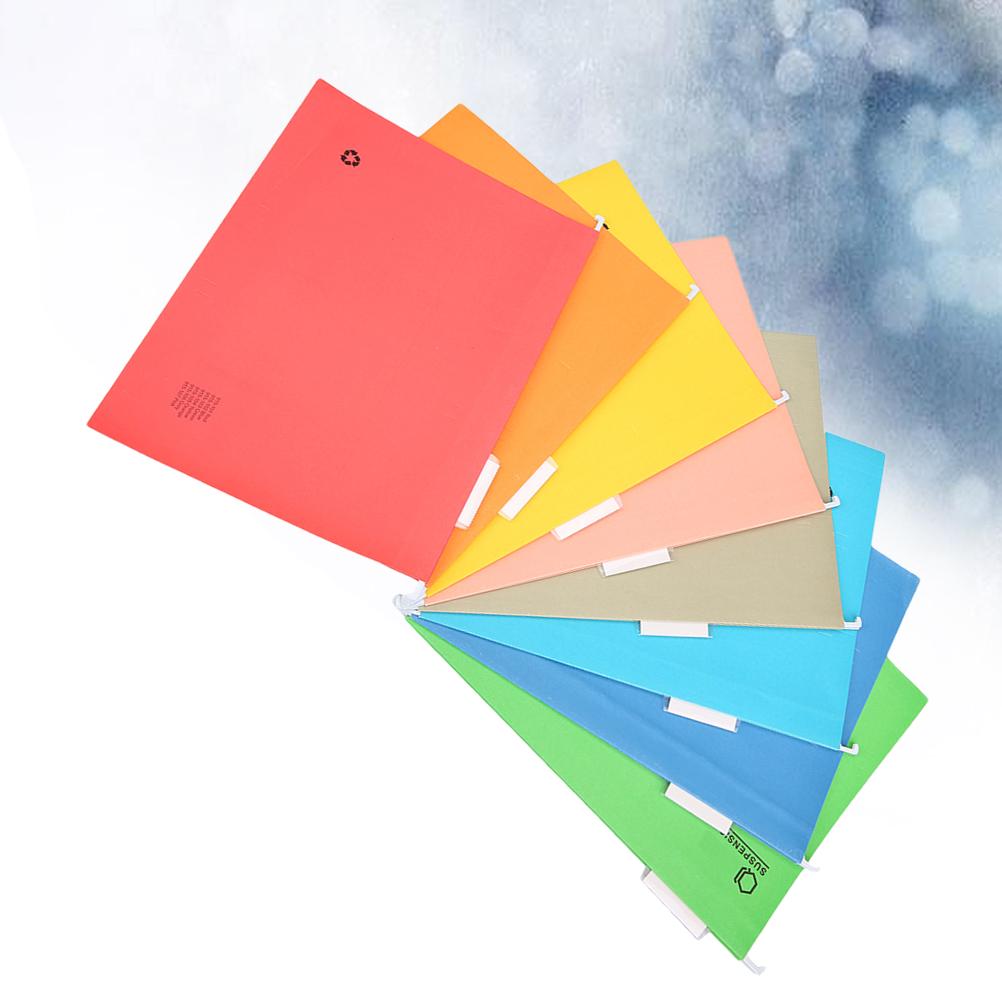 Buy 8Pcs Suspension File Folder Hanging File Holder Paper Wear ...