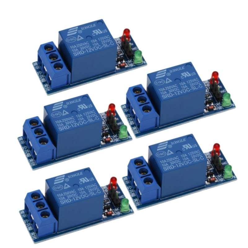 Buy 1Pcs 1-Channel 12V Fashion Relay Module Shield for Arduino at ...