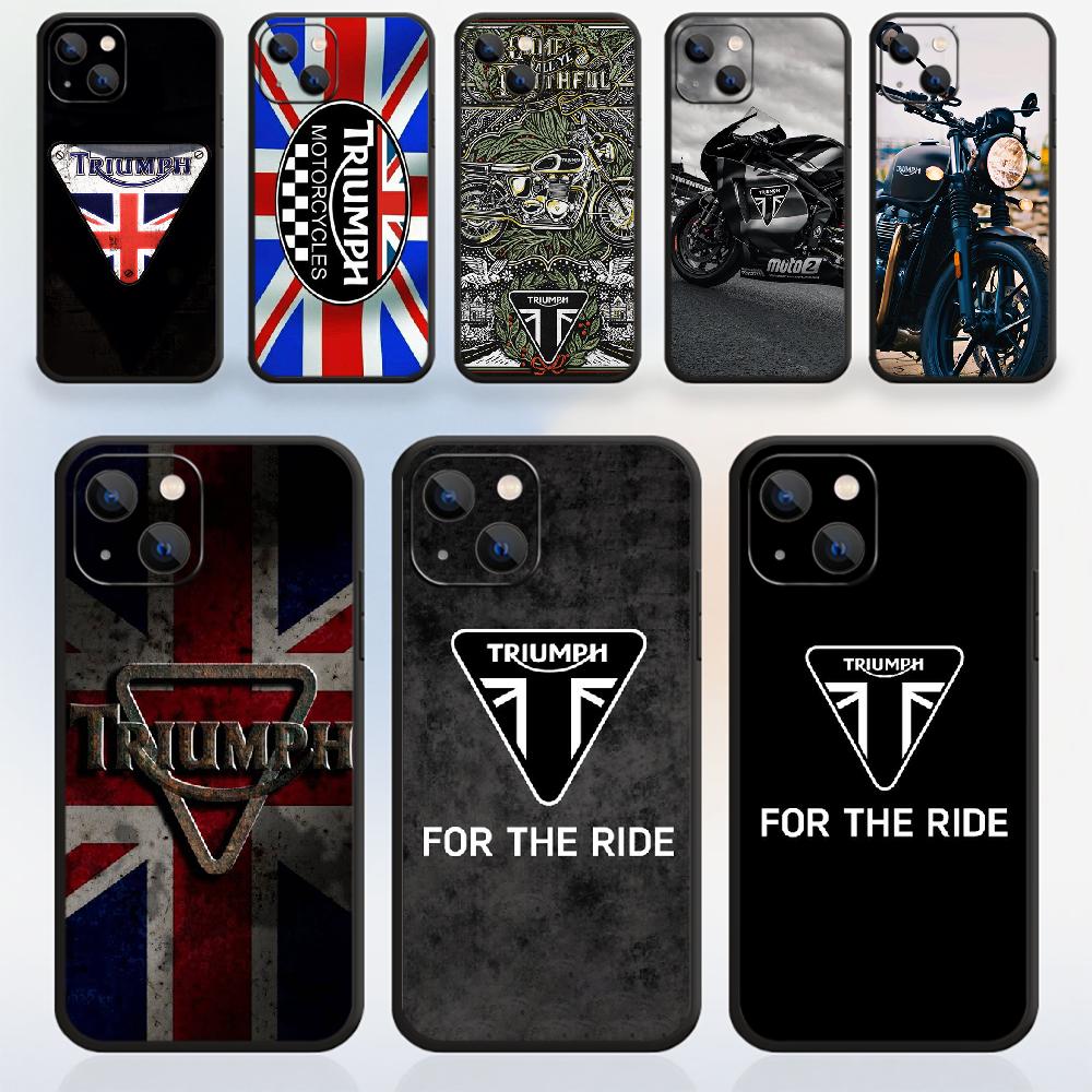 Luxury Triumphs Motorcycle Phone Case For iPhone Samsung Galaxy Redmi ...