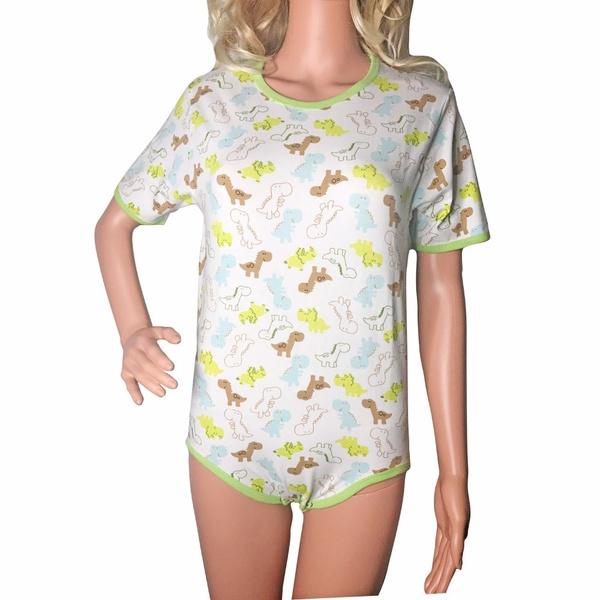 Buy Adult Baby Onesie Diaper (ABDL) Snap Crotch Romper Onesie Pajamas ...