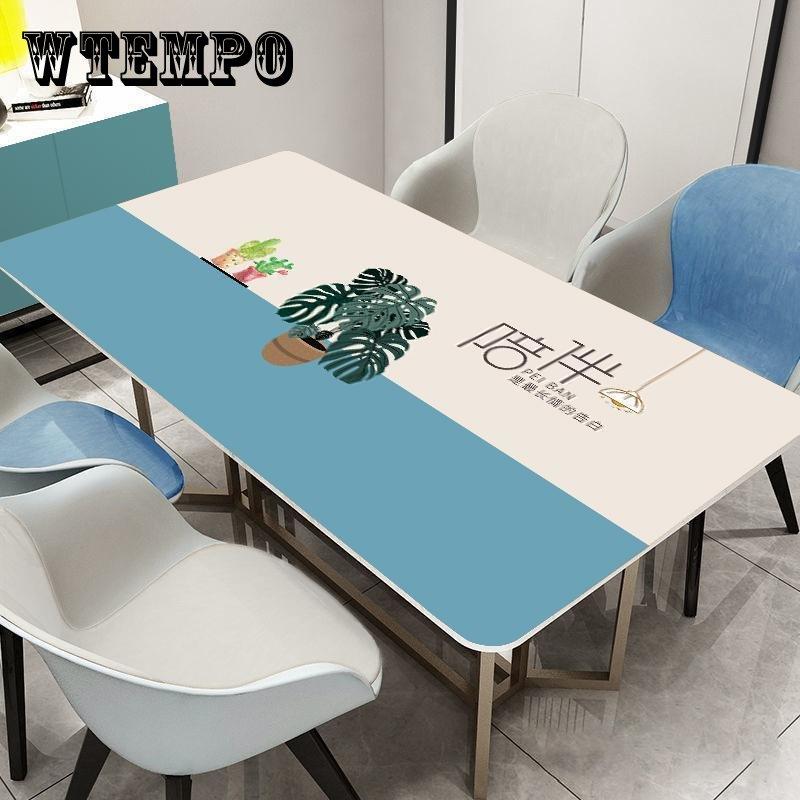 Buy Soft Glass PVC Printed Tablecloth Waterproof Anti-scald and Oil ...