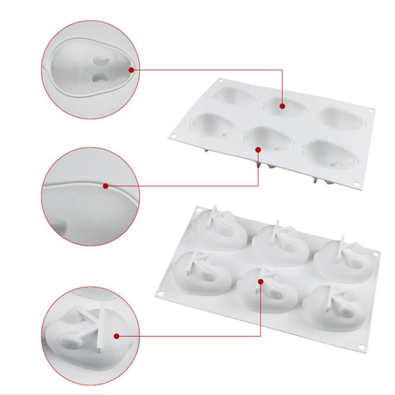 Buy Shape Baking Silicone 3D Mold Decor Cake Dessert Cake Mold Rabbit ...