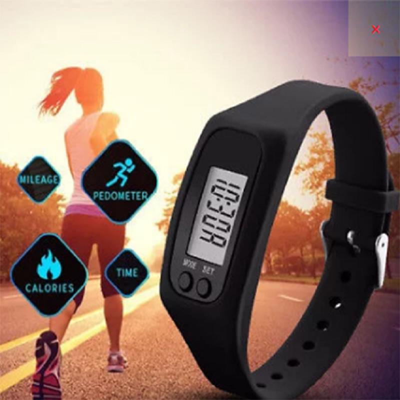 LED Pedometer Sport Bracelet Wristband Smart Watch Calorie Activity ...