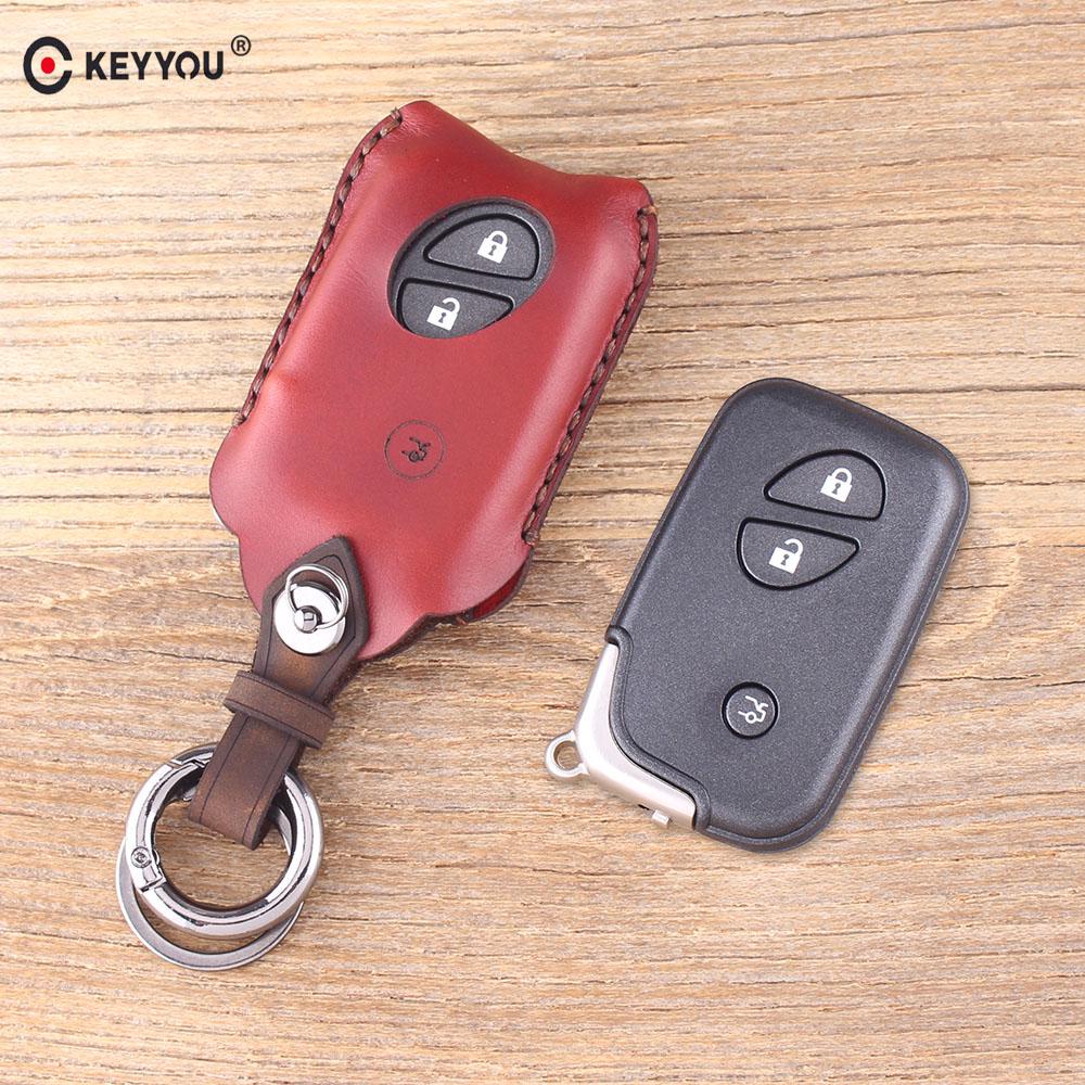 Buy Leather Remote Key Case 3 Buttons For Lexus IS250 ES240 ES350 GS350 ...