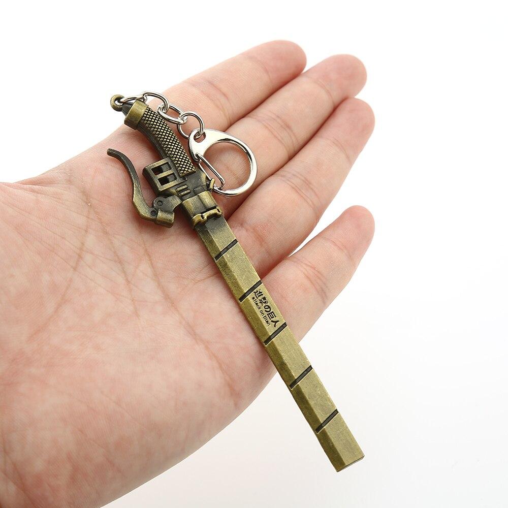 Cheap Anime Attack on Titan Keychain Scout Regiment Knife Sword ...
