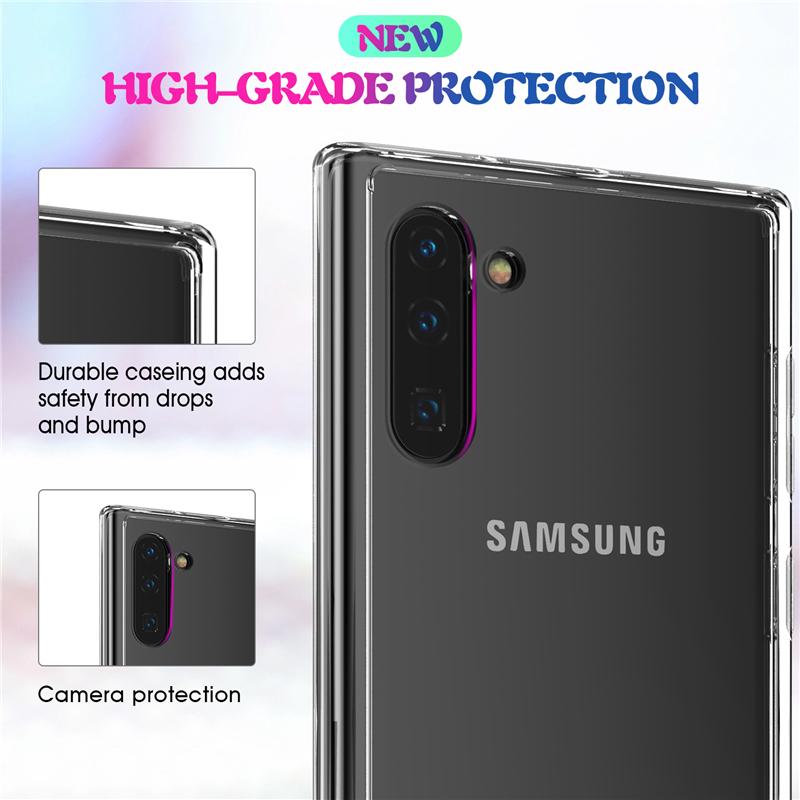 Crystal Clear Acrylic Back Cover Case for Samsung Galaxy Note 10 Pro ...