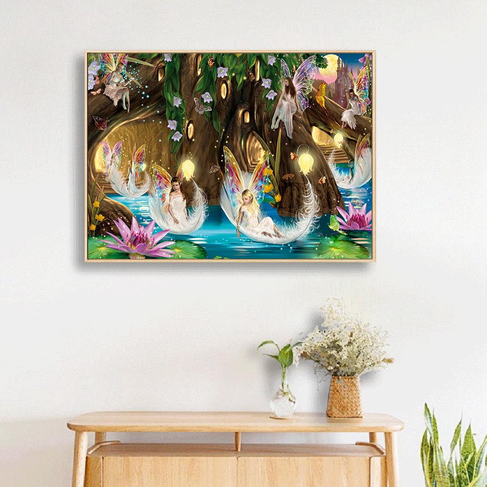 Buy 5D DIY Diamond Painted Round Diamond Figure at affordable prices ...