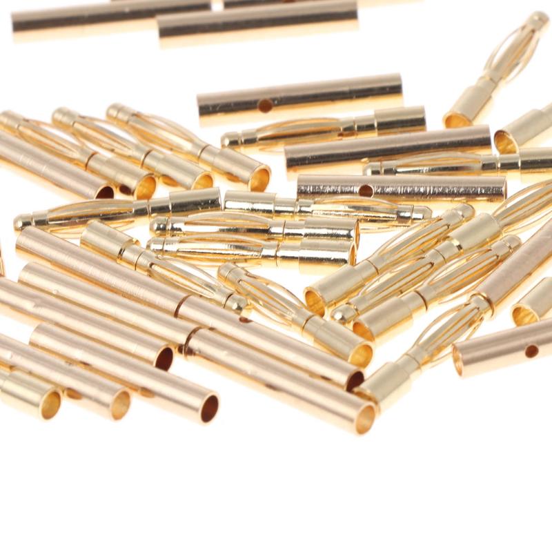 Buy 20pair 2mm Bullet Connector Brushless Motor Banana Plug ESC Battery ...