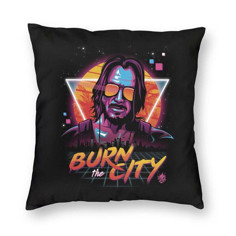 Satın alın Keanu Reeves Burn The City Luxury Throw Pillow Cover Home ...