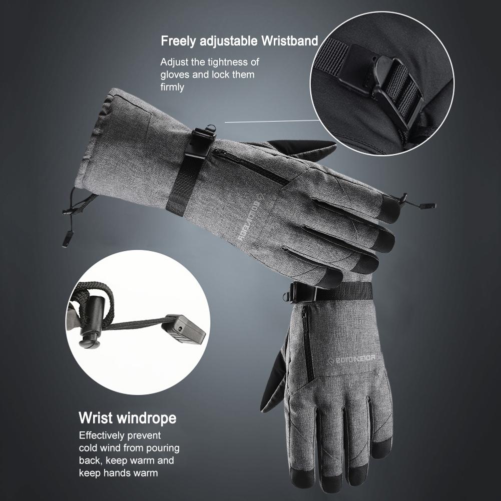 💰Comprar 1 Pair Men Women Winter Warm Windproof Skiing Gloves Adult ...