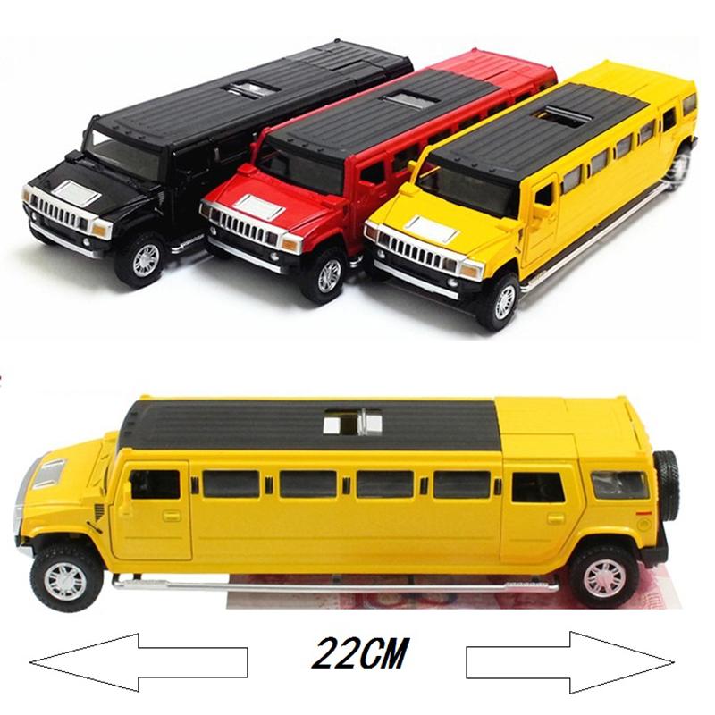 1/32 Scale Hummer H6 Lengthen Limousine Diecast Car Model Toy, Pull ...