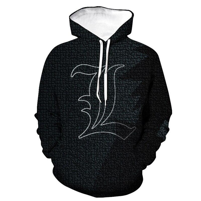 Buy Death Note 3d Printed Hoodies Anime Style Sweatshirt Men Women ...