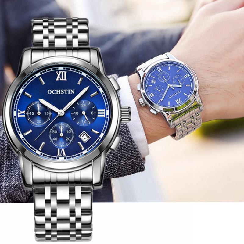 Buy Simple Style Men Watch Steel Business Analog Quartz Watches ...