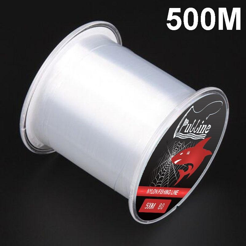 Buy 300M/500M Yard Nylon Fluorocarbon Fishing Main Line Super High ...