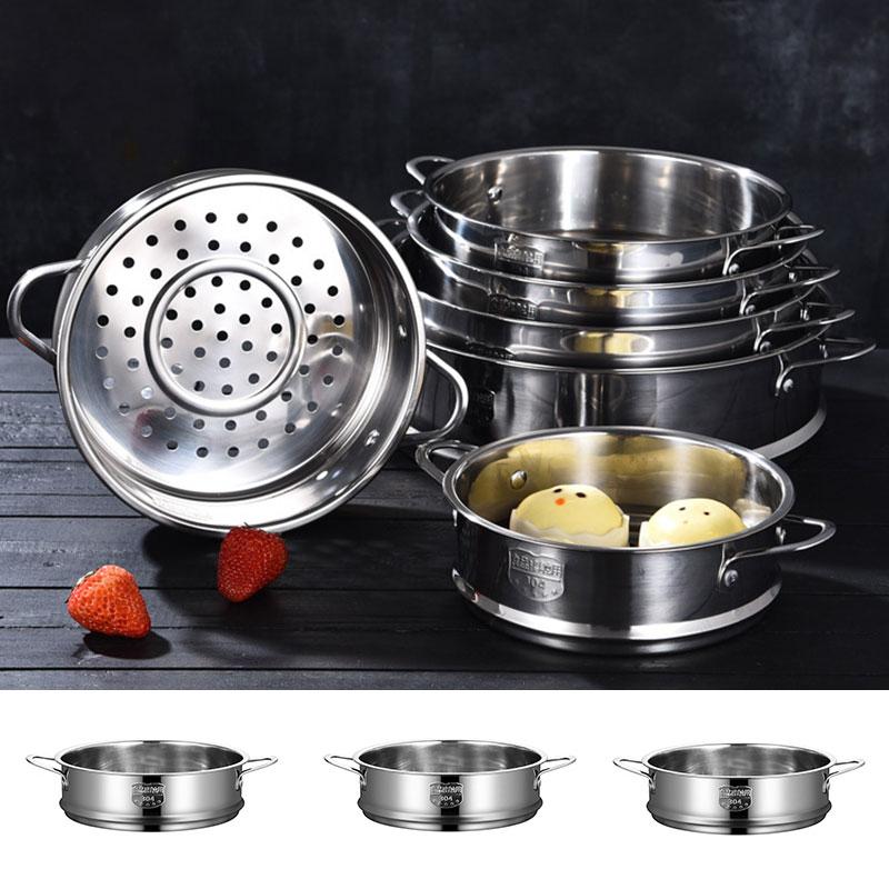 Buy 1Pc Rice Cooker Pot with Double Ear Food Steaming Grid Tray 304 ...