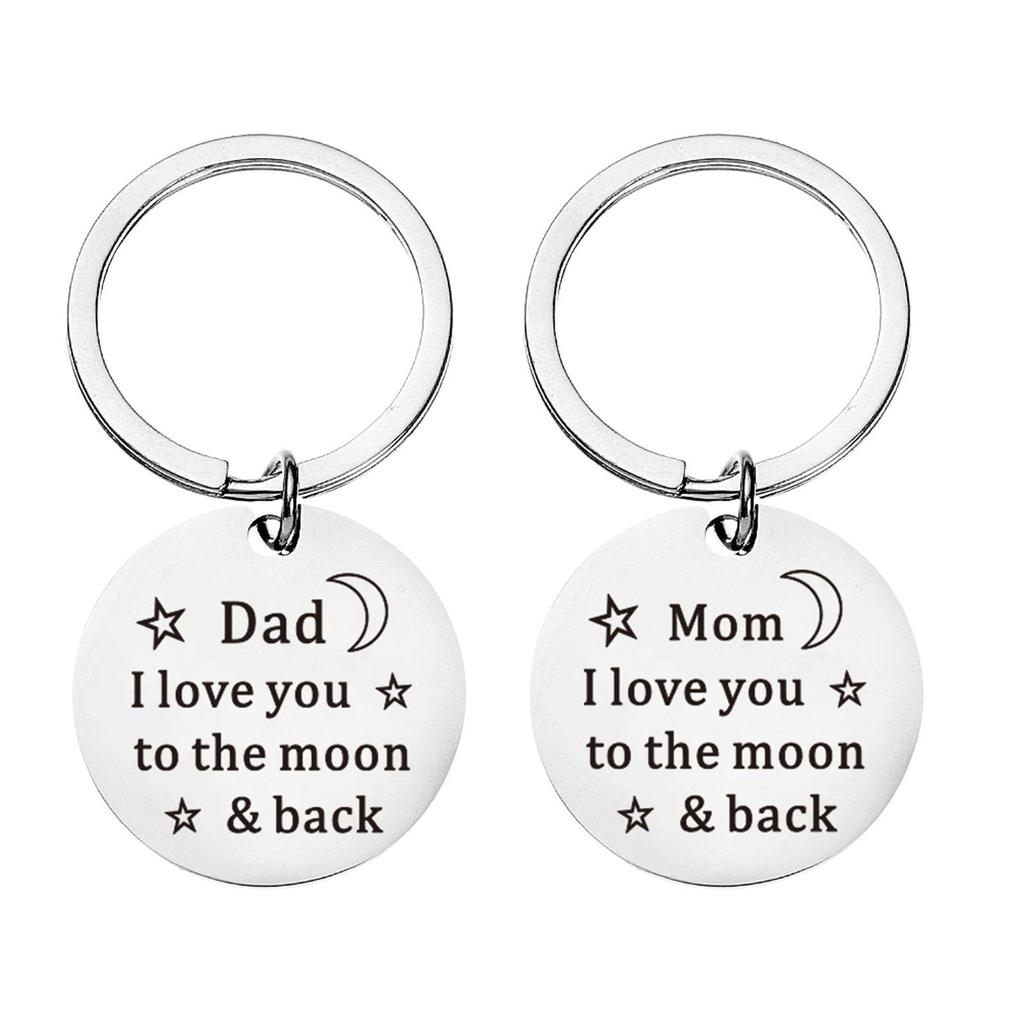 Satın alın Mom Dad Keychain Gifts | Keychain Charm Gift for Papa Mama ...
