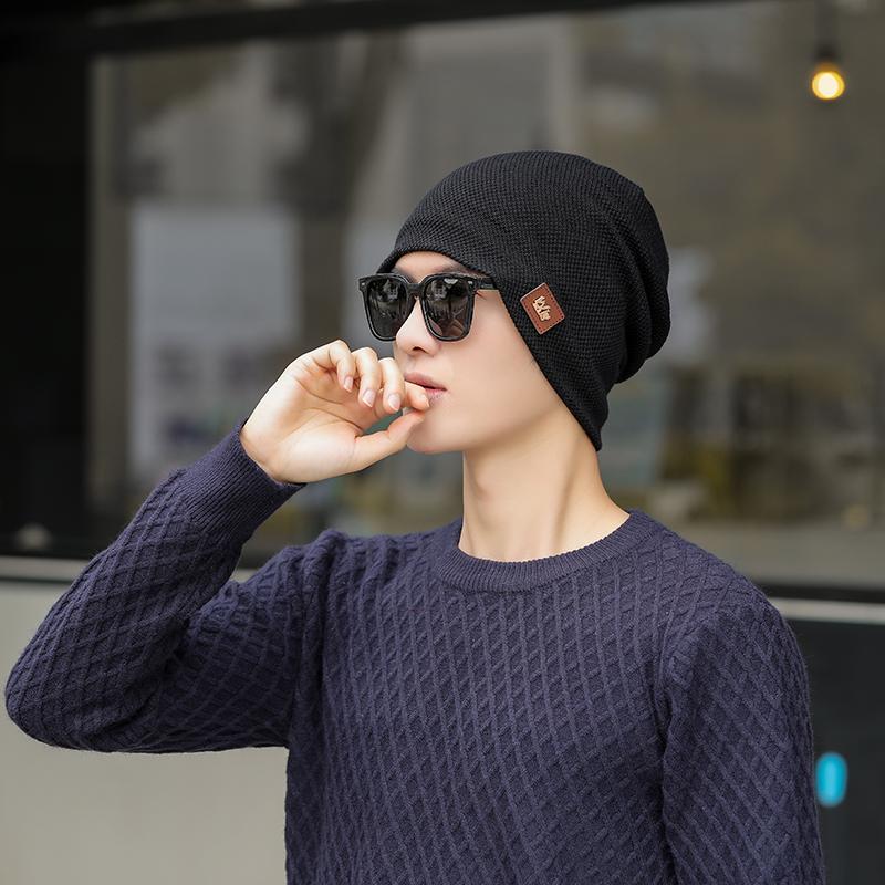 Buy Men's Autumn Winter Beanies Hat Caps Thin Solid Outdool Cool ...