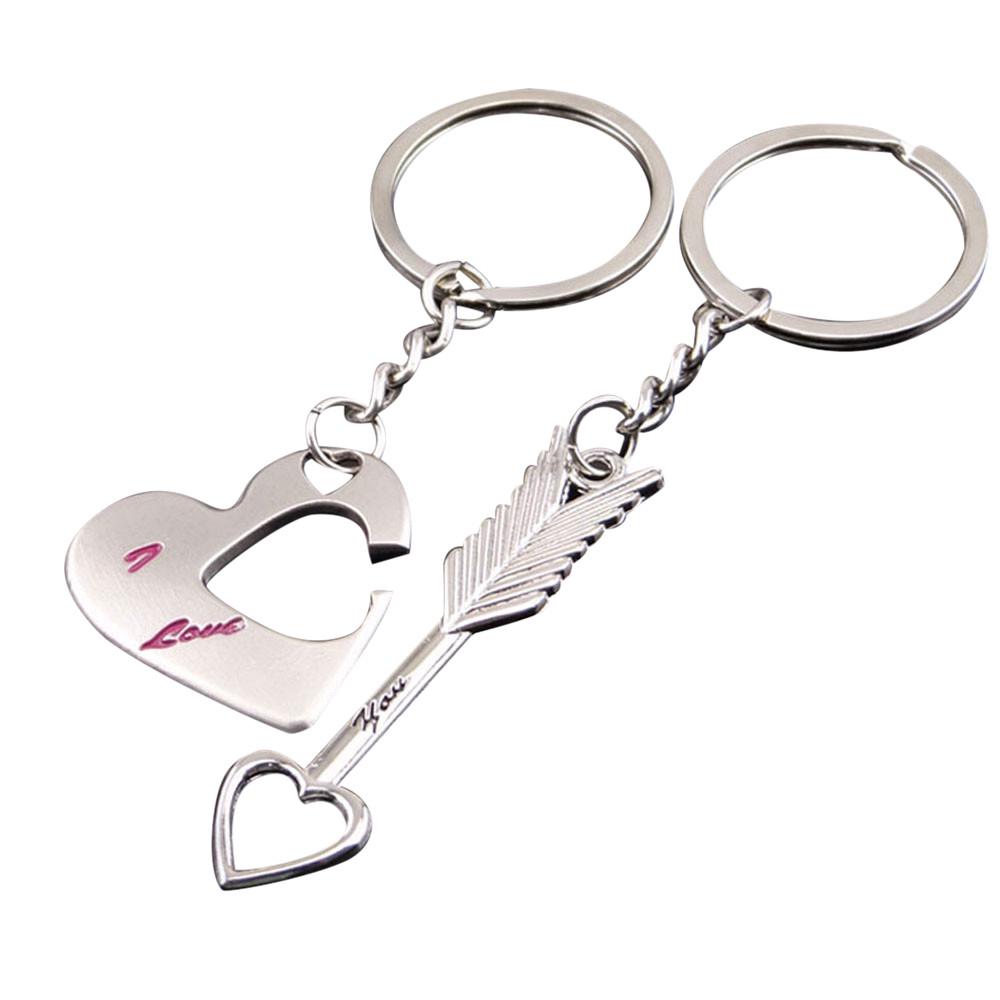 Creative Couple Keychain Gift Cup Love Key Ring uygun fiyatlı satın ...
