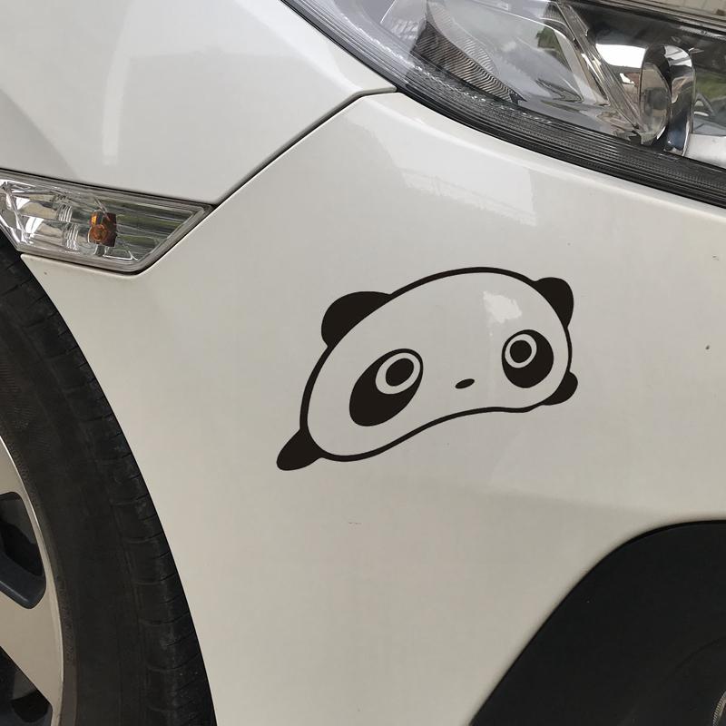 Cheap 25*12CM PANDA Cartoon Car Sticker Fun Animal Funny Car Stickers ...